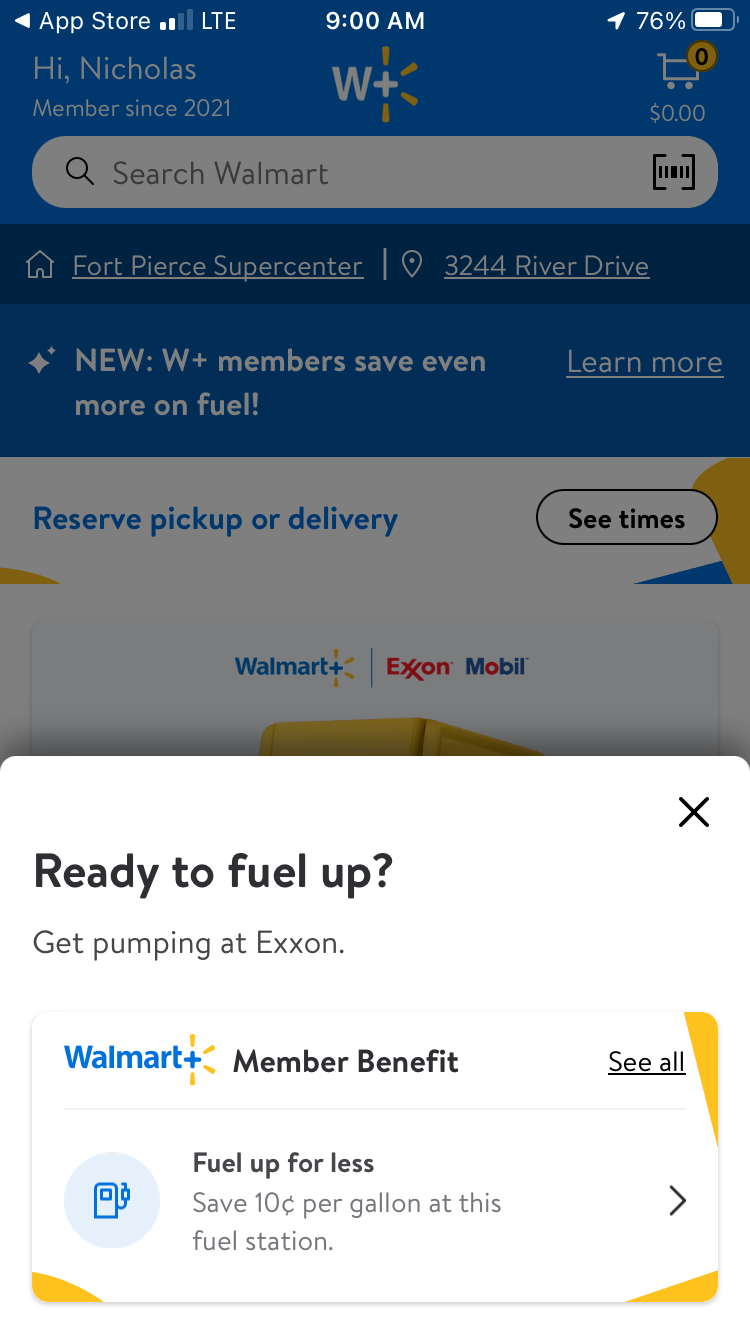 Save at Mobil and Exxon with Walmart+ - The Points Guy