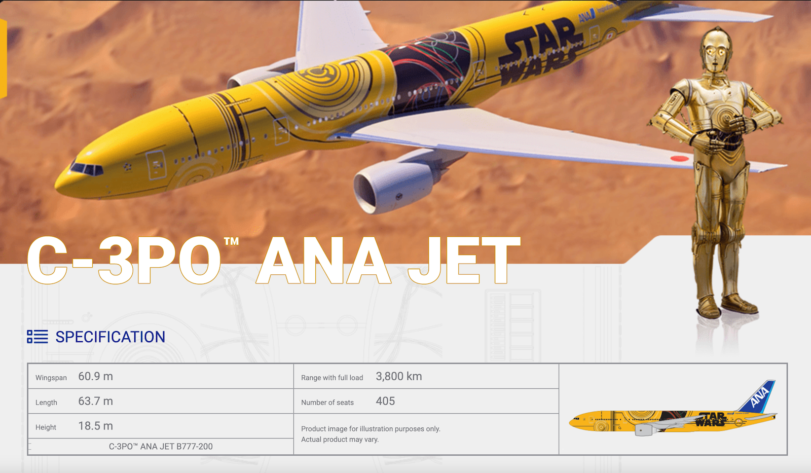 Disturbance in the force: ANA drops one of its Star Wars-themed planes ...