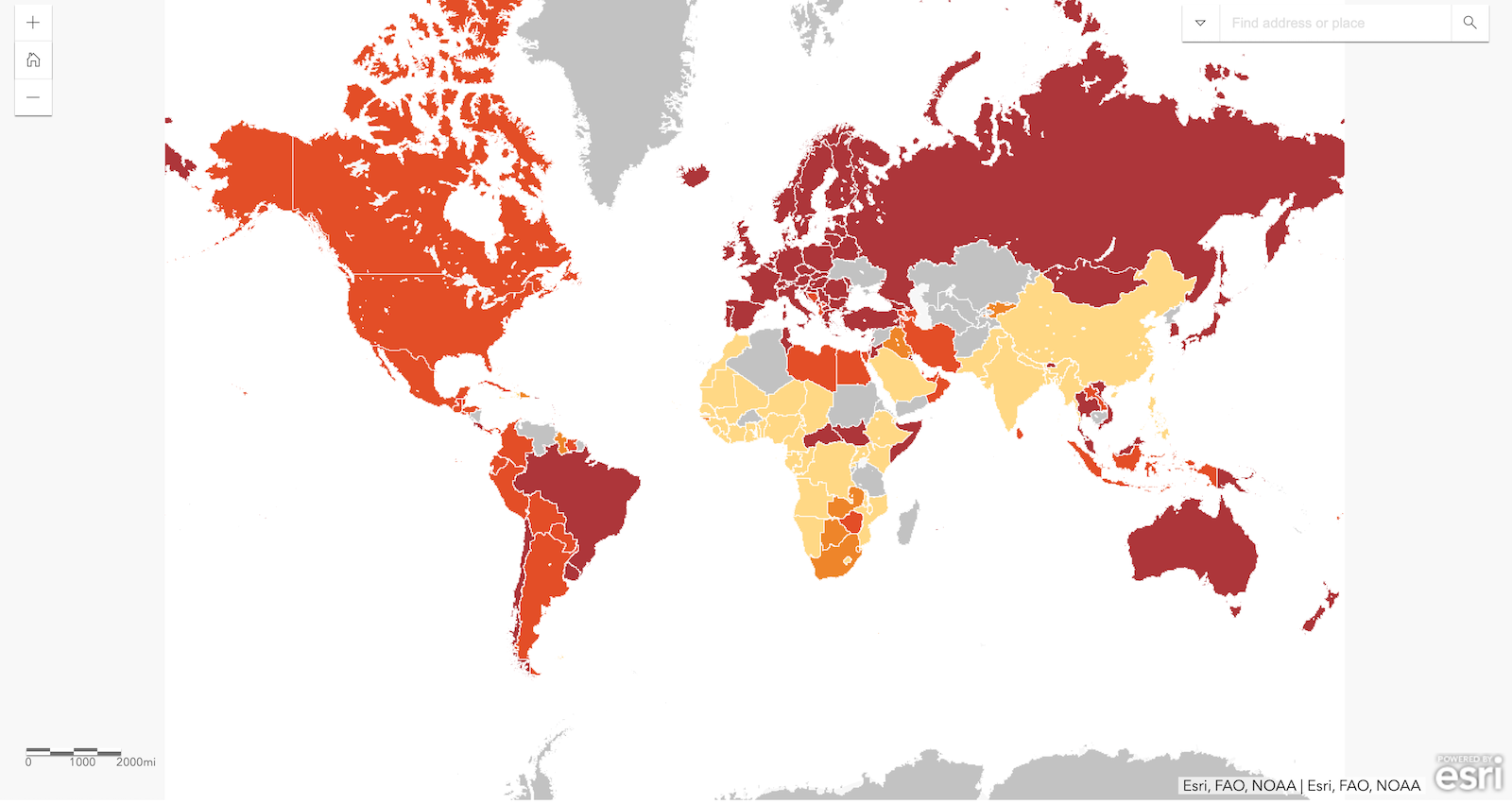 UPDATE: Using new ranking system, CDC removes every country from 'do ...