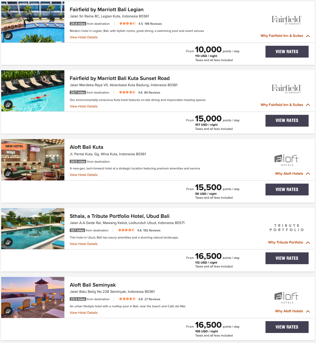 Get the best value out of your hotel points by booking low-end or ...