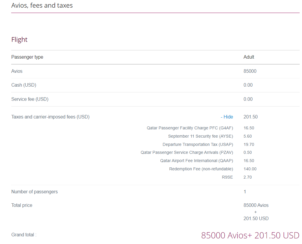 Qatar Airways reintroduces redemption fees per segment - The Points Guy