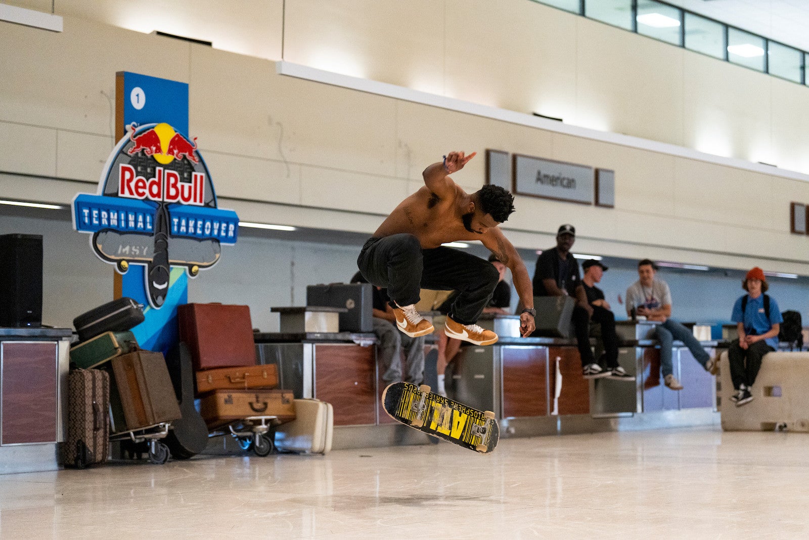 Skateboarders again take over old New Orleans airport terminal - The ...