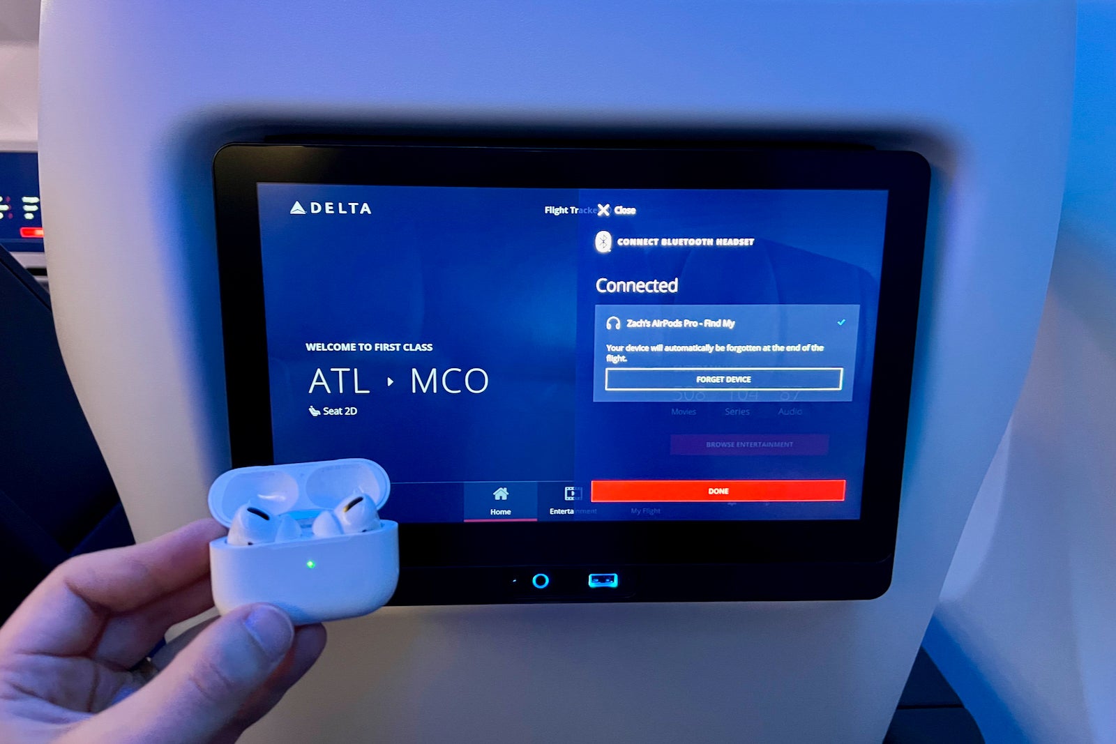 Delta joins United in rolling out Bluetooth headphone support on latest ...