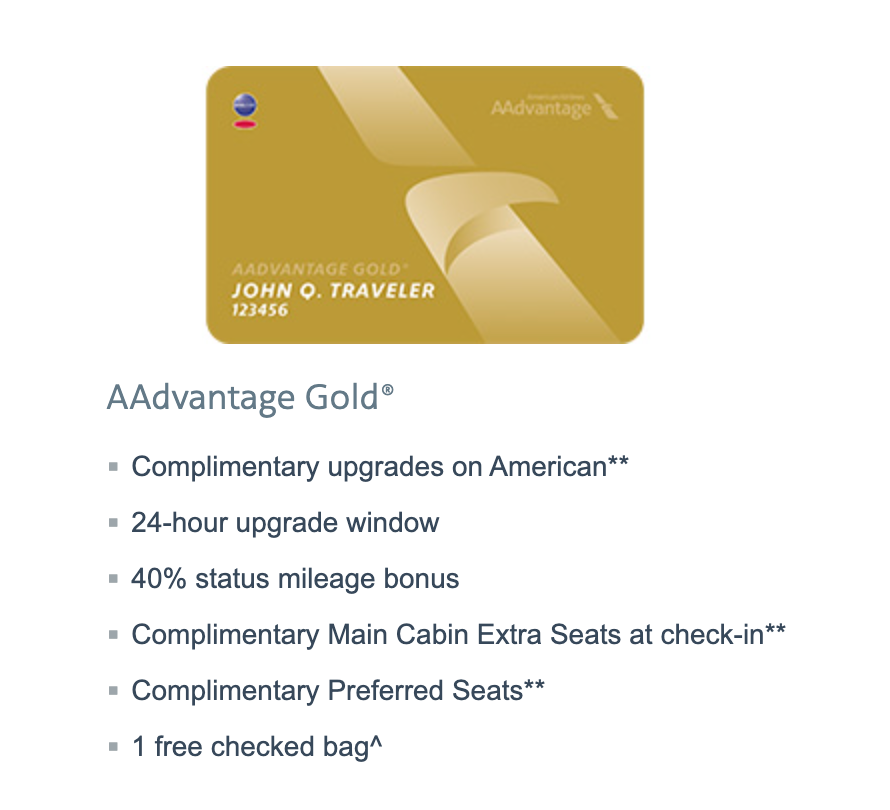 Never say never: I just got upgraded as a lowly AAdvantage Gold member ...