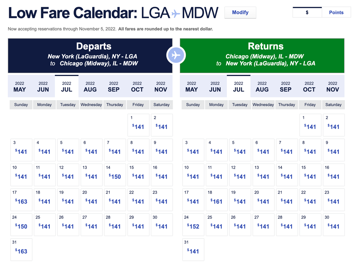 Round-trip fares to Chicago, including summer travel dates, starting at ...