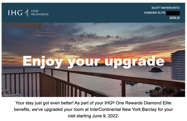 What it's like staying at an IHG hotel with Diamond status as the ...
