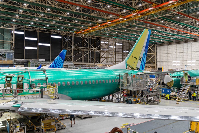 A look inside Boeing's 737 MAX factory