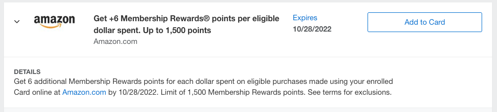 Check your Amex Offers: Amazon bonus points are back for some ...