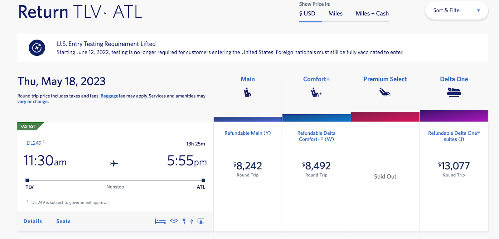 Delta fares posted for new international, key domestic routes - The ...