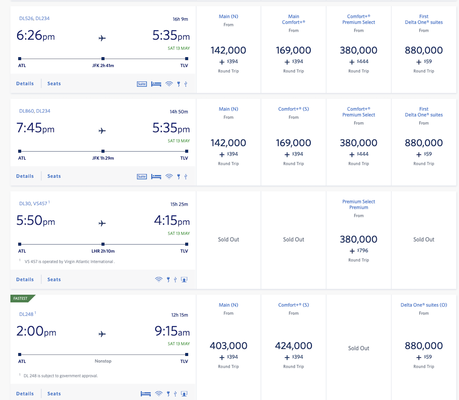 Delta fares posted for new international, key domestic routes - The ...