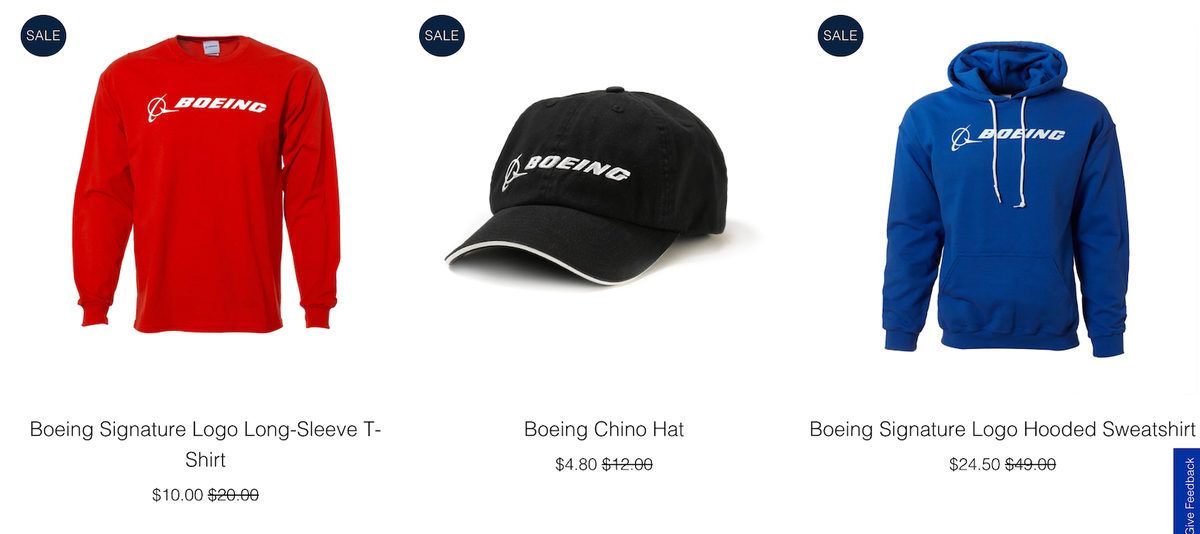 Boeing Store holding sale this weekend for up to 60% off - The Points Guy