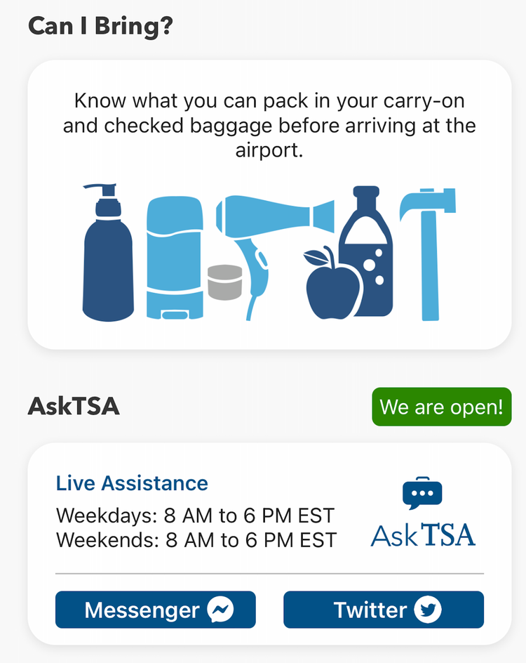 The TSA's app can help you plan ahead for travel - The Points Guy