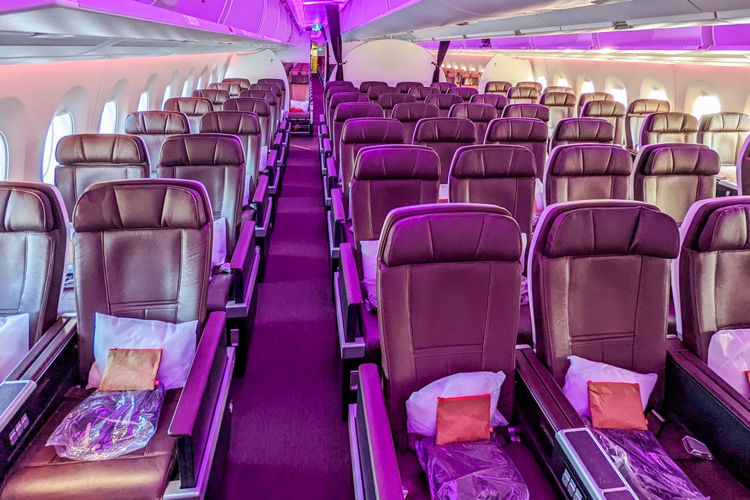 A review of Virgin Atlantic's Premium on the A350 from New York to ...