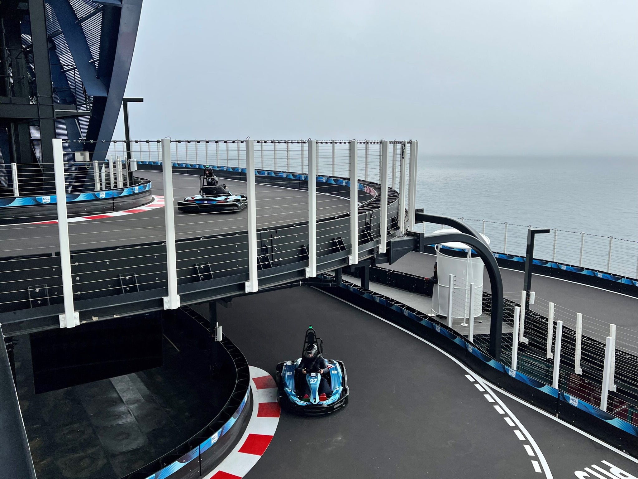 Norwegian Cruise Line's new ship has a ridiculously big go-kart track ...