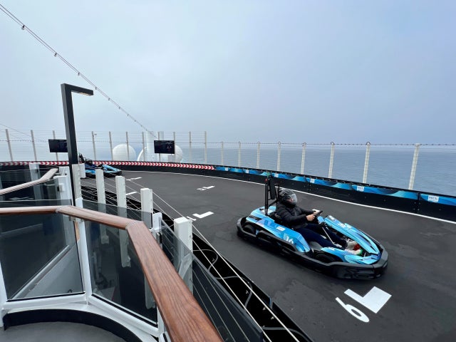 Norwegian Cruise Line's new ship has a ridiculously big go-kart track ...