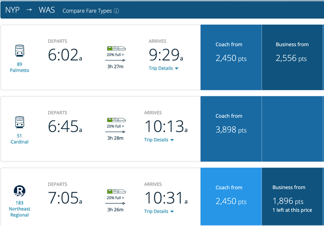 Act fast: Amtrak Guest Reward members can save up to 40% on award ...