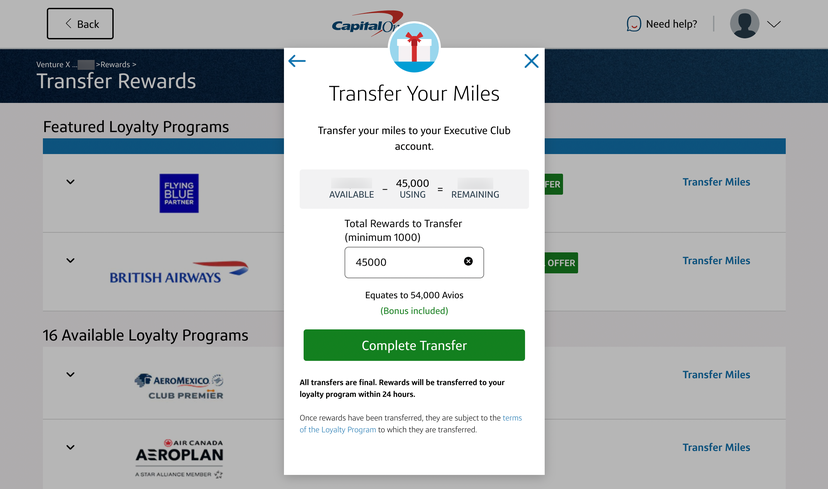 How a transfer bonus from Capital One saved me almost $1,000 in airfare ...