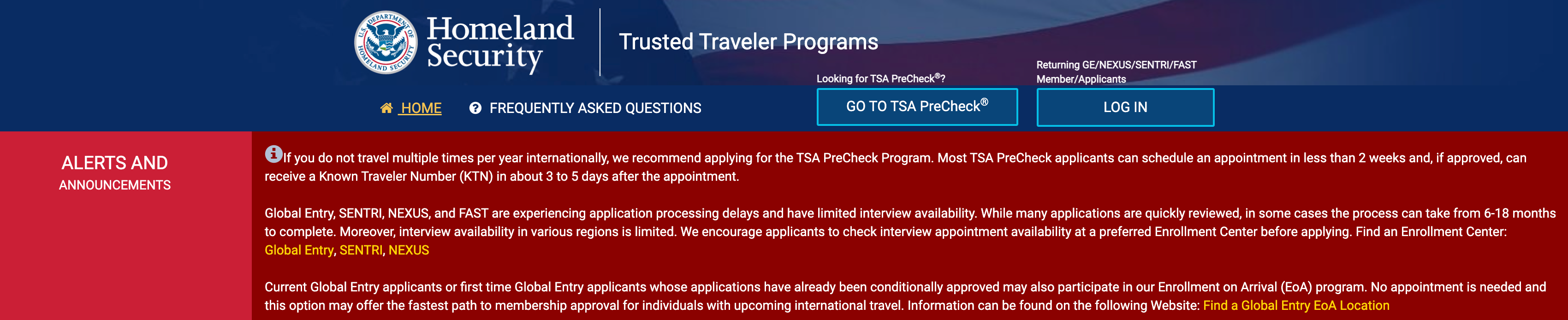 The government says to get TSA PreCheck instead of Global Entry, but we ...