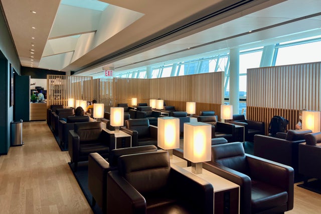 Inside JFK's 'new' and much improved Priority Pass lounge - The Points Guy