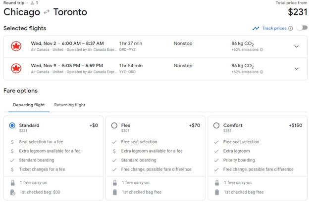 Canada flight deal for fall 2022 through April 2023 - The Points Guy