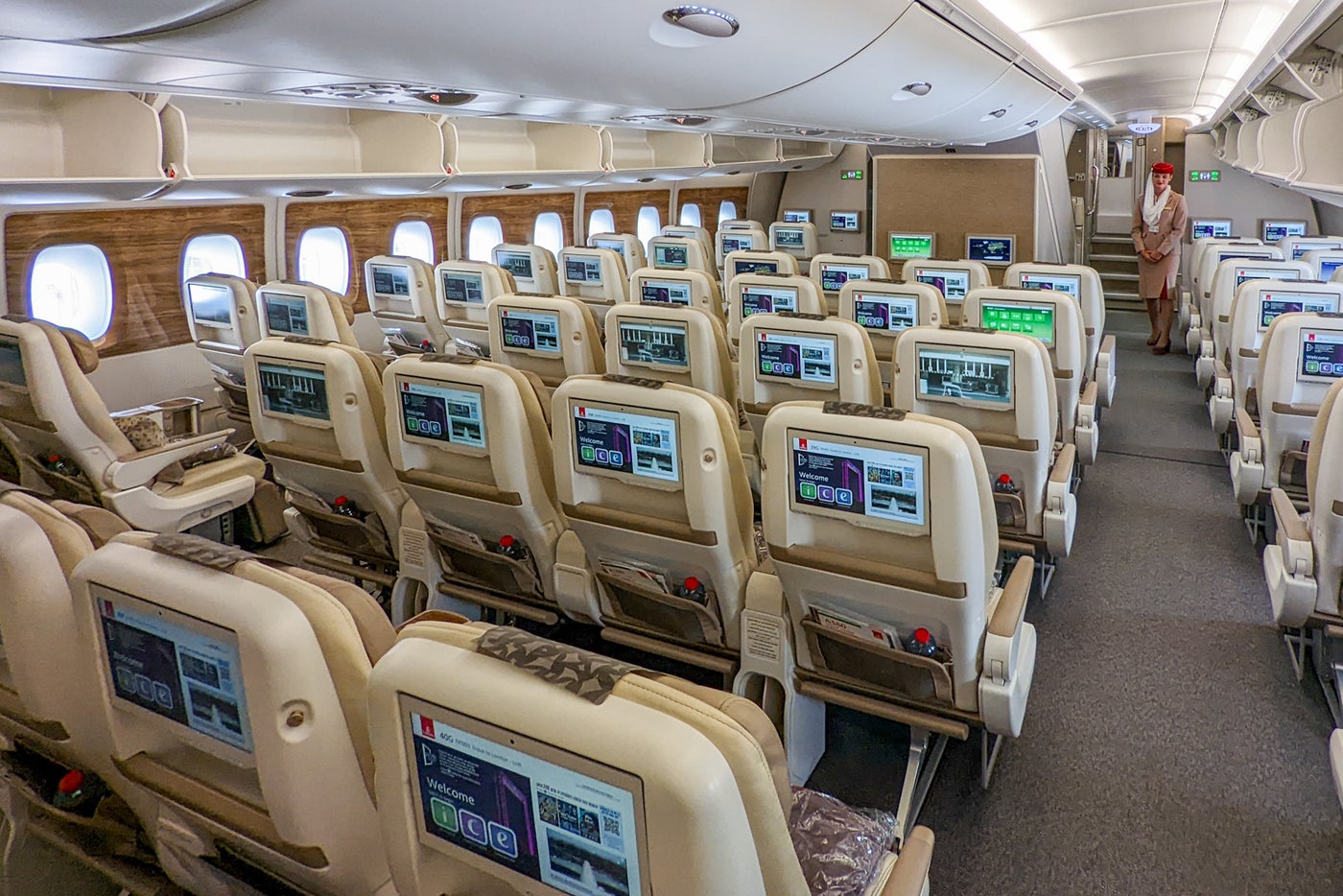A review of Emirates' new premium economy on the A380 from Dubai to London