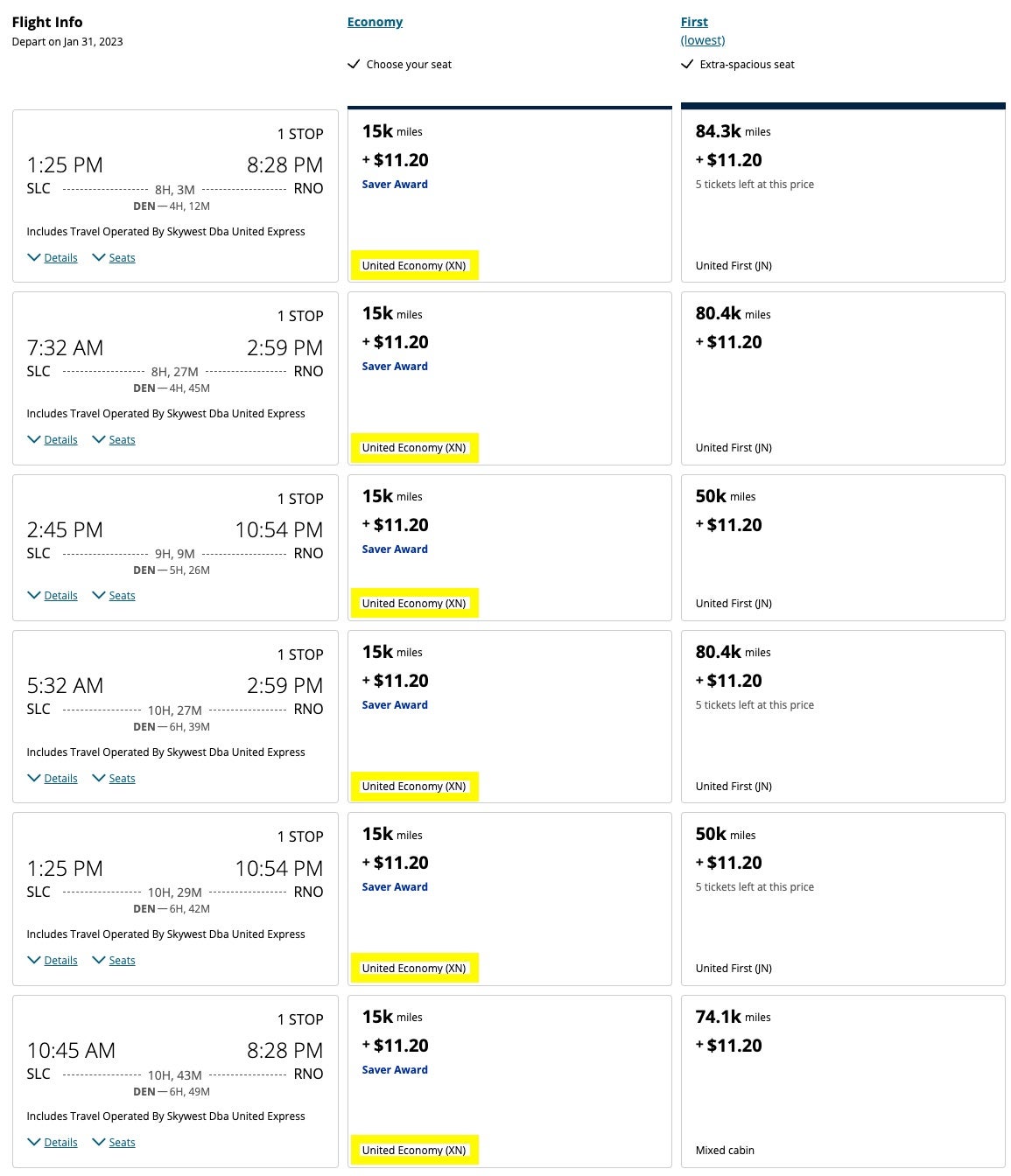 United saver awards might not be bookable with partner miles - The ...