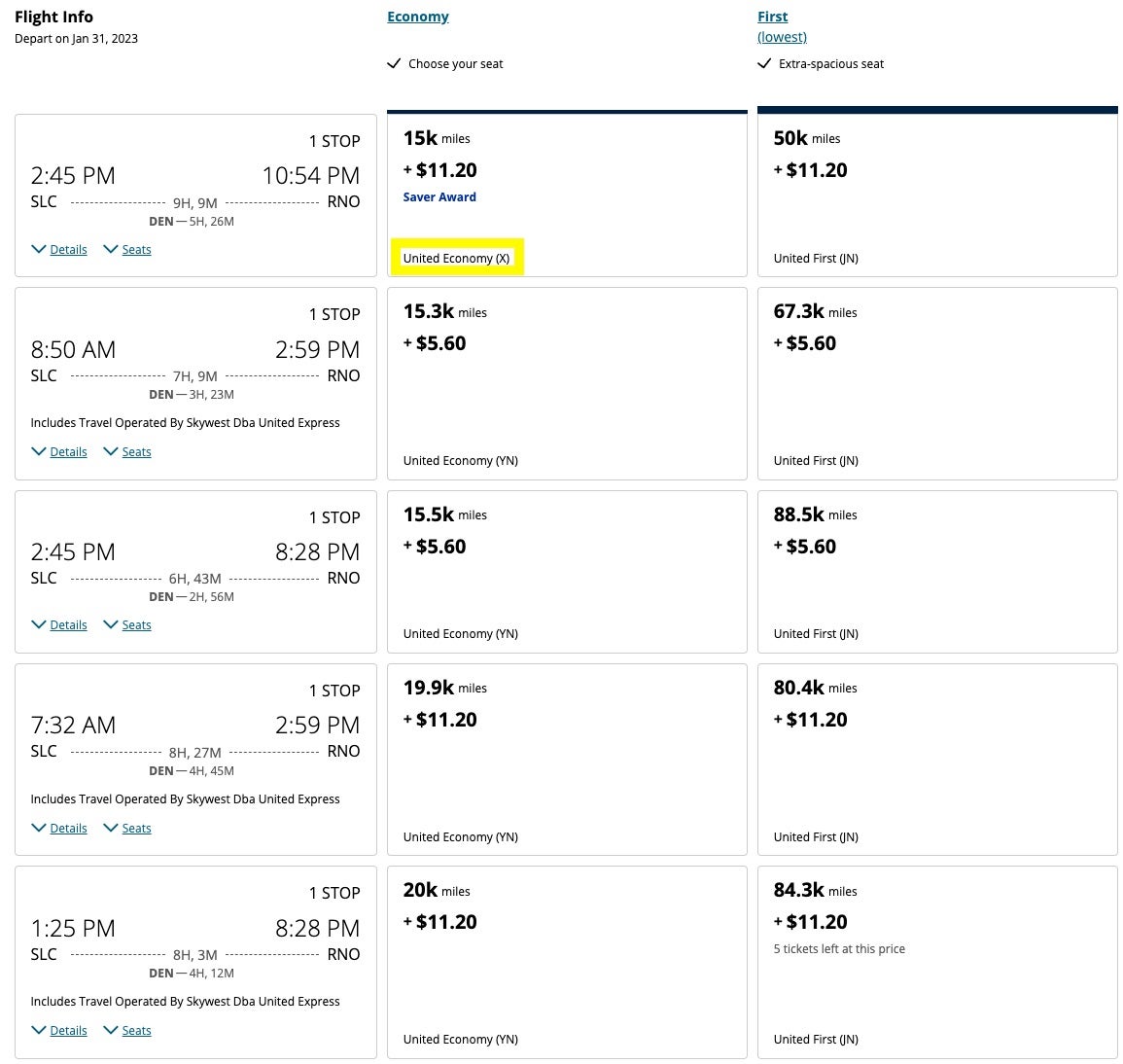 United saver awards might not be bookable with partner miles - The ...