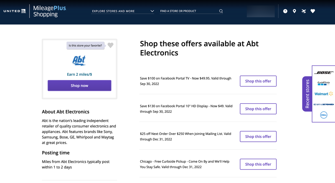 How to earn miles with the United MileagePlus Shopping portal - The ...