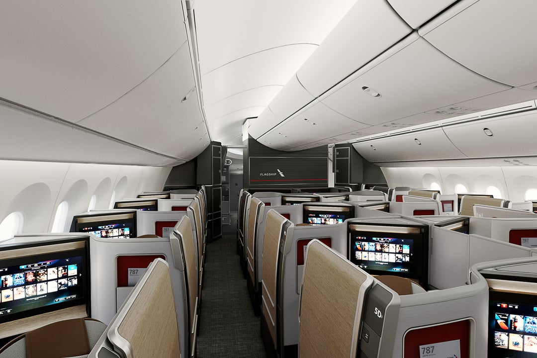 American debuts Boeing 787 Dreamliners in New York for the first time ...