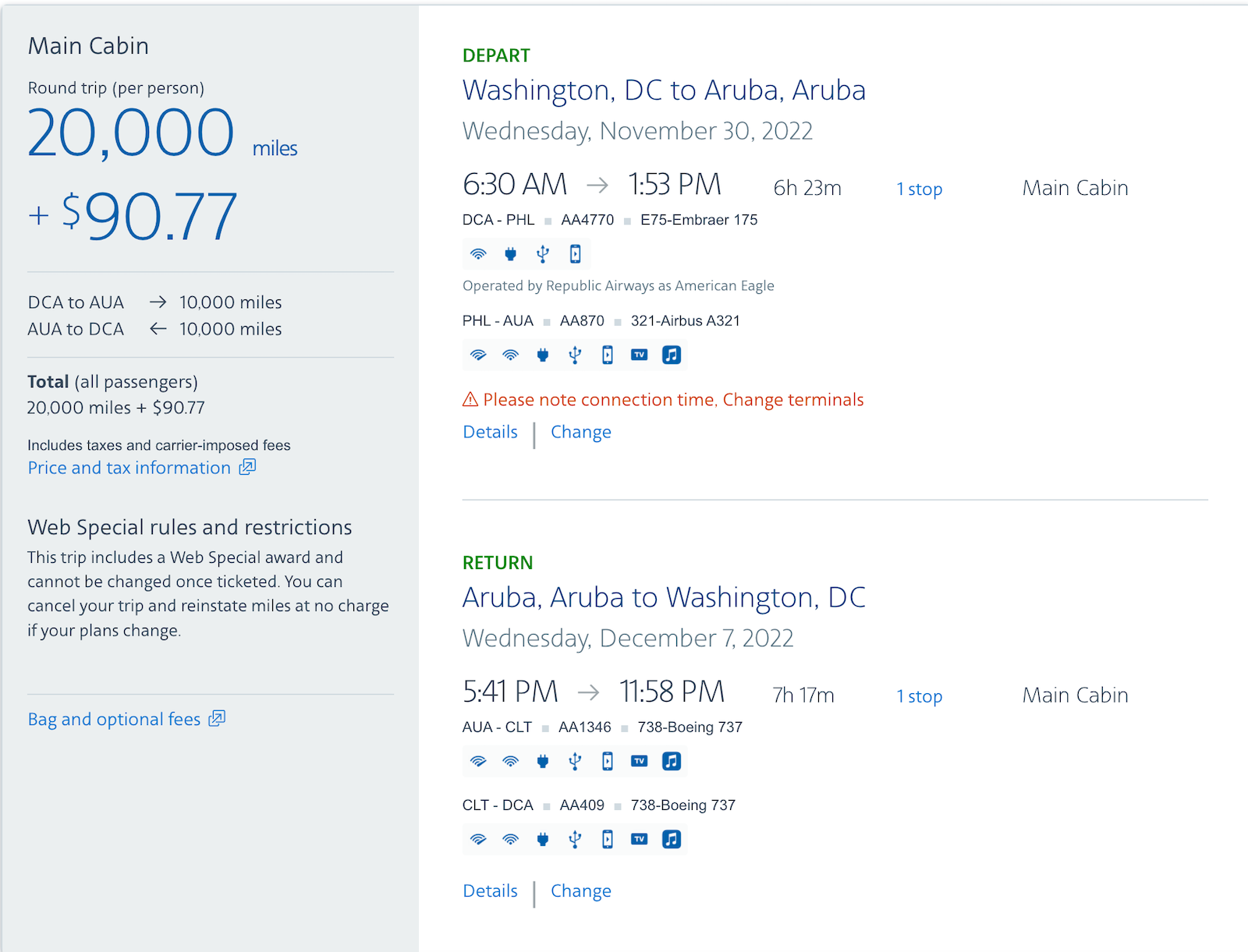Aruba AAdvantage flight deals available this winter and holidays - The ...
