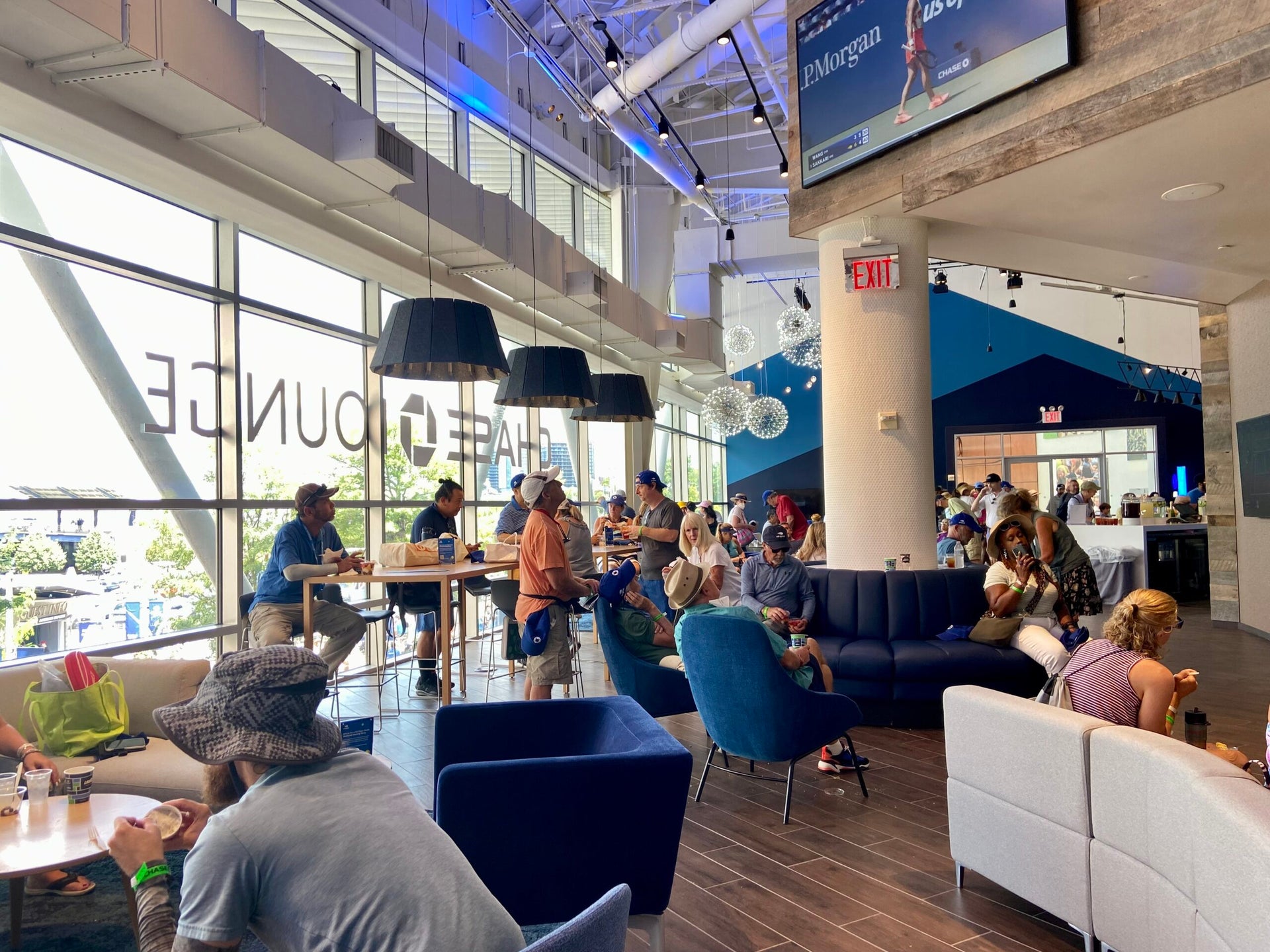 Love-Love: A review of the Chase Lounge and Terrace at the US Open ...