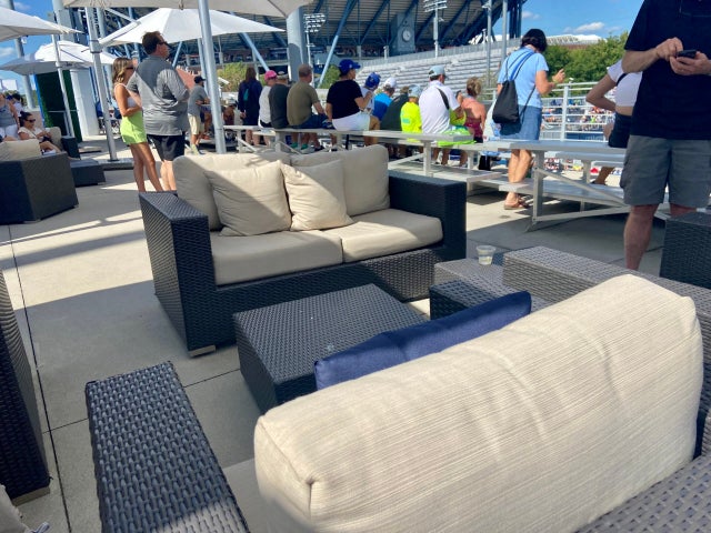 Love-Love: A review of the Chase Lounge and Terrace at the US Open ...