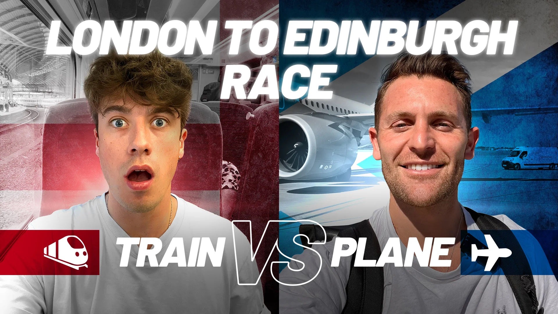 Plane vs. train: Watch the TPG UK team race from London to Edinburgh ...