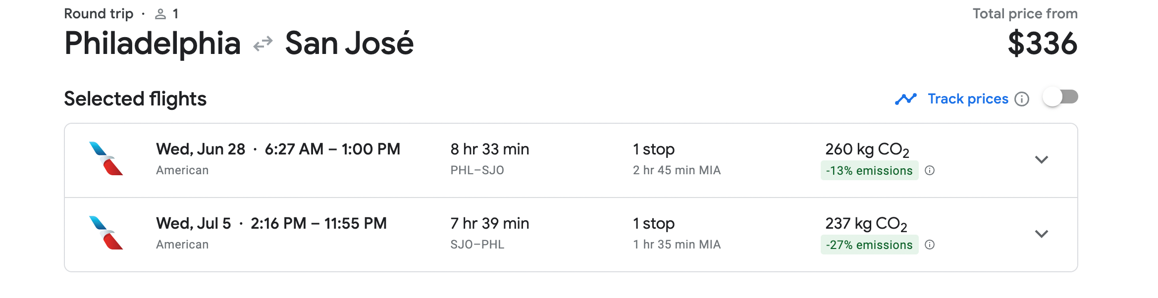 Round-trip flights to Costa Rica from multiple U.S. cities, starting at ...