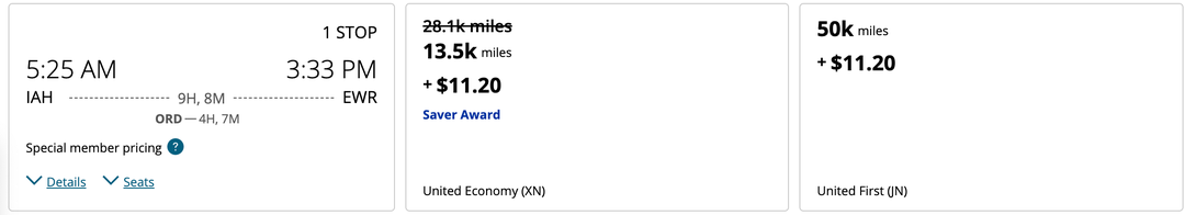 United saver awards might not be bookable with partner miles - The ...