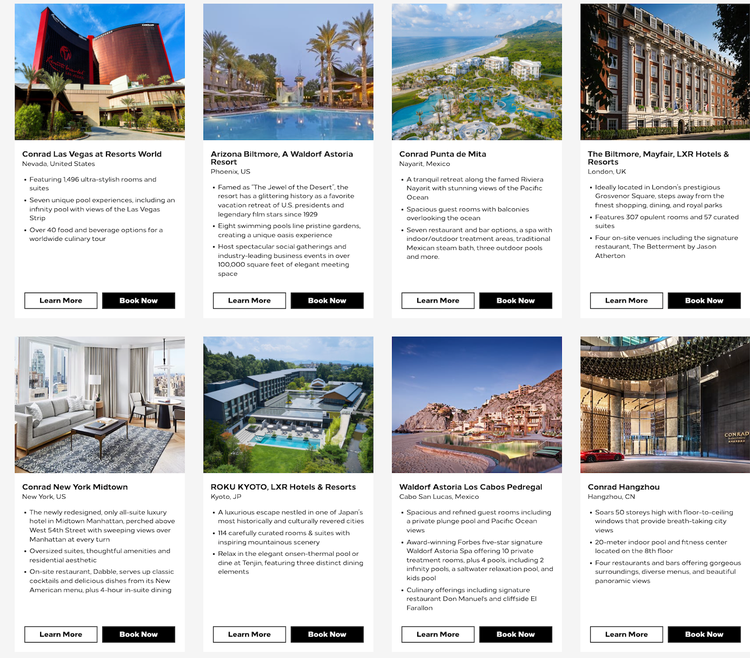 Hilton's high-end properties offering fourth night free promotion - The ...
