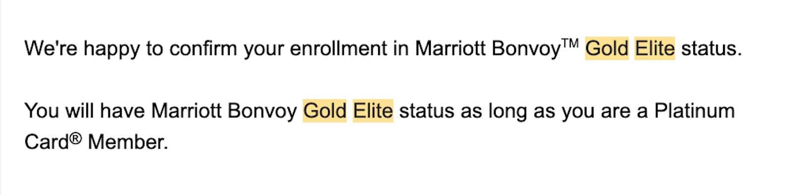 Glitch with American Express Platinum Card benefit for Hilton Honors ...