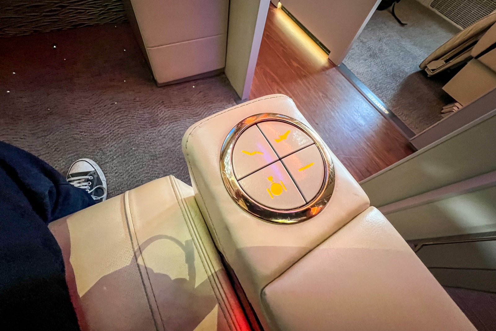 Emirates Business Class Shower