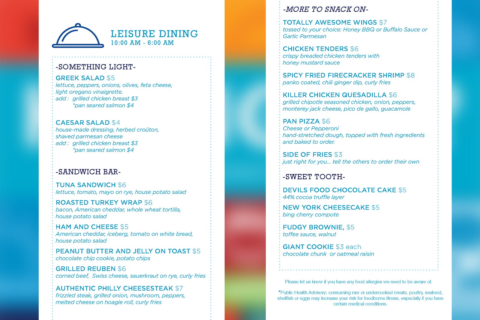 Cruise ship room service: A line-by-line guide to in-cabin dining - The ...