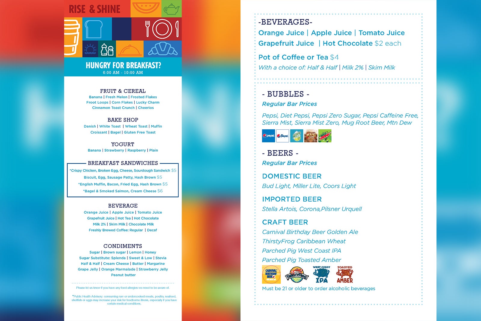 Cruise ship room service: A line-by-line guide to in-cabin dining - The ...