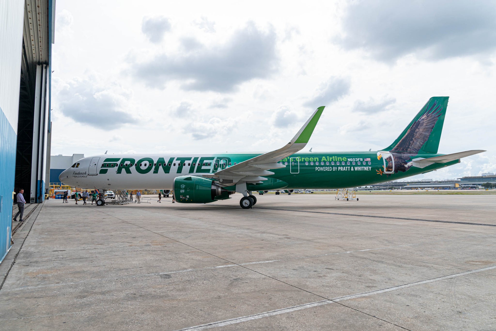 First look: Frontier Airlines receives its first first Airbus A321neo ...