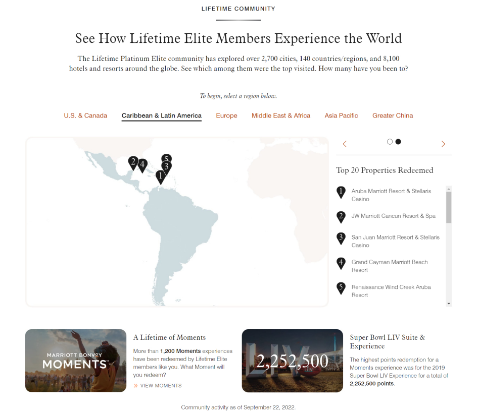 Marriott's new lifetime elite dashboard - The Points Guy