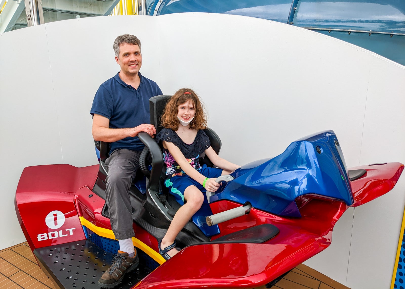 Bolt, the Carnival cruise roller coaster: Is it the best top-deck ...