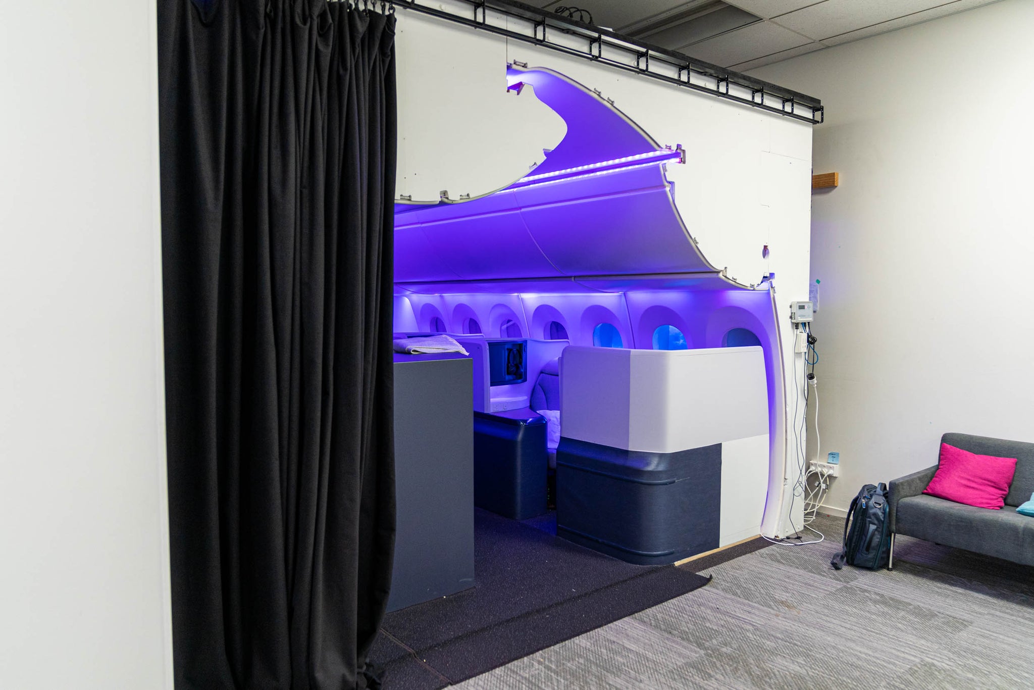 Take a look inside Air New Zealand's unique cabin innovation laboratory ...