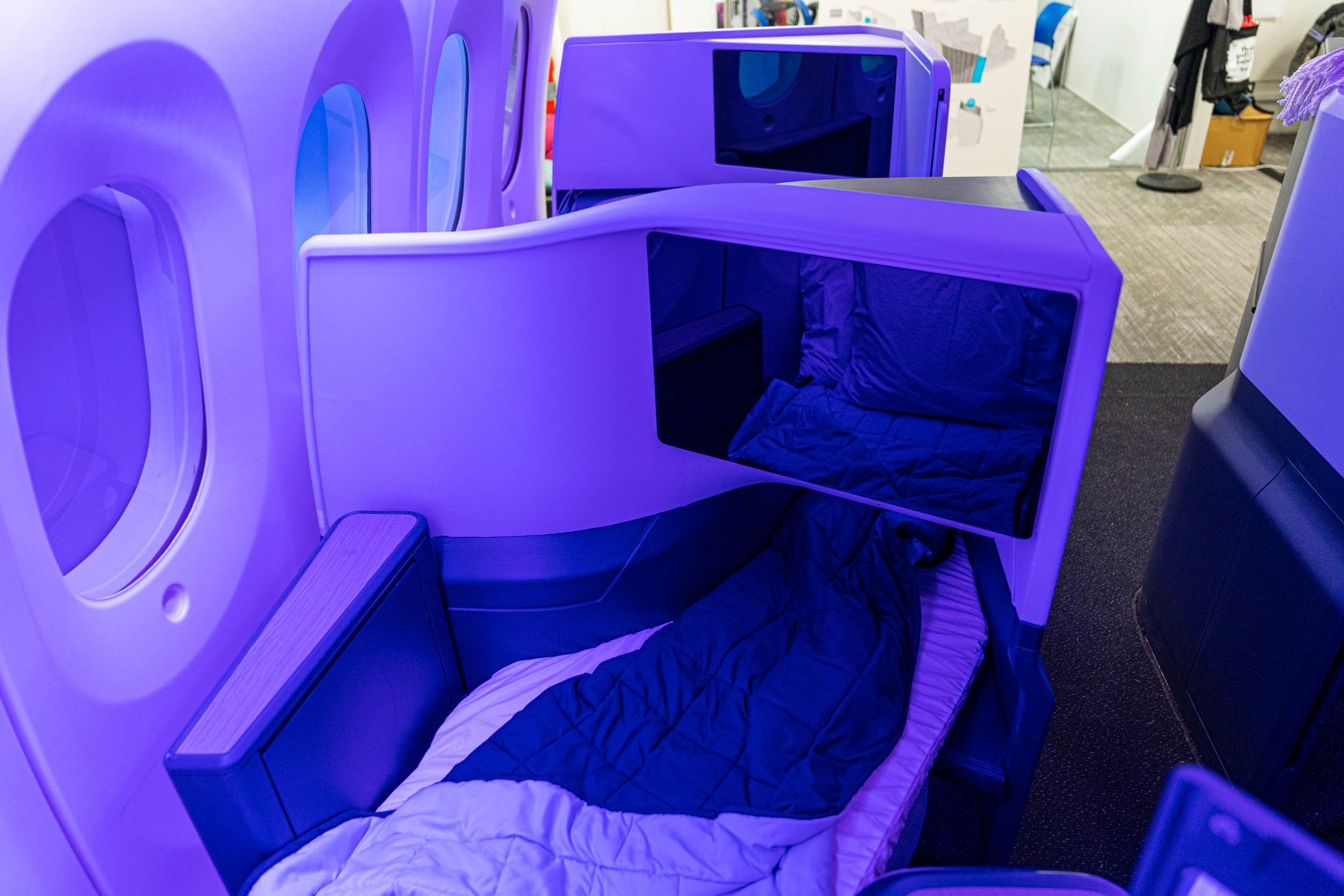 Take a look inside Air New Zealand's unique cabin innovation laboratory ...