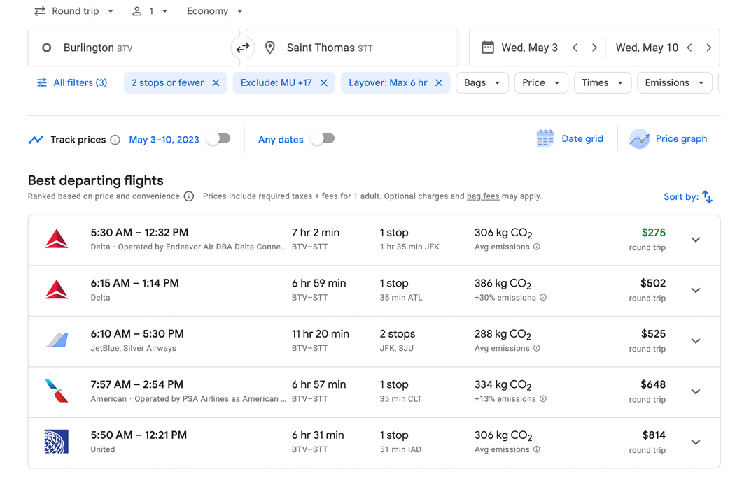 Round-trip flights to St. Thomas starting at $223 - The Points Guy