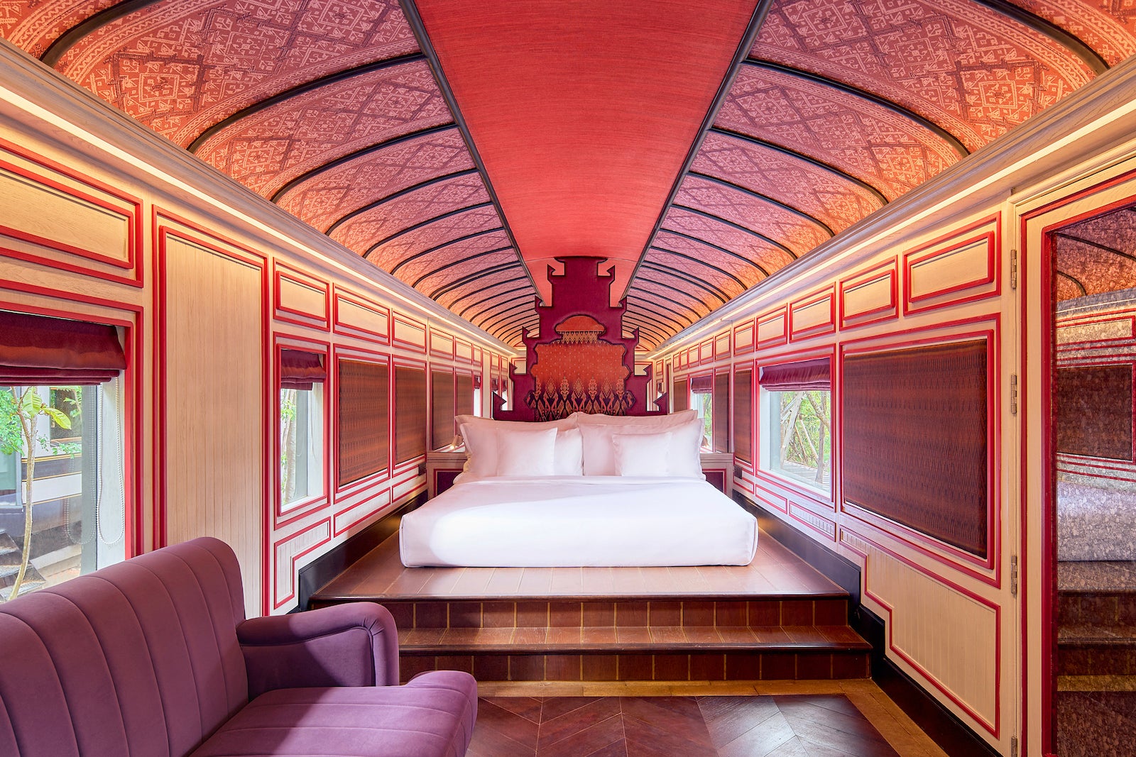 Sleep in a luxury vintage train car with a private pool at this new ...