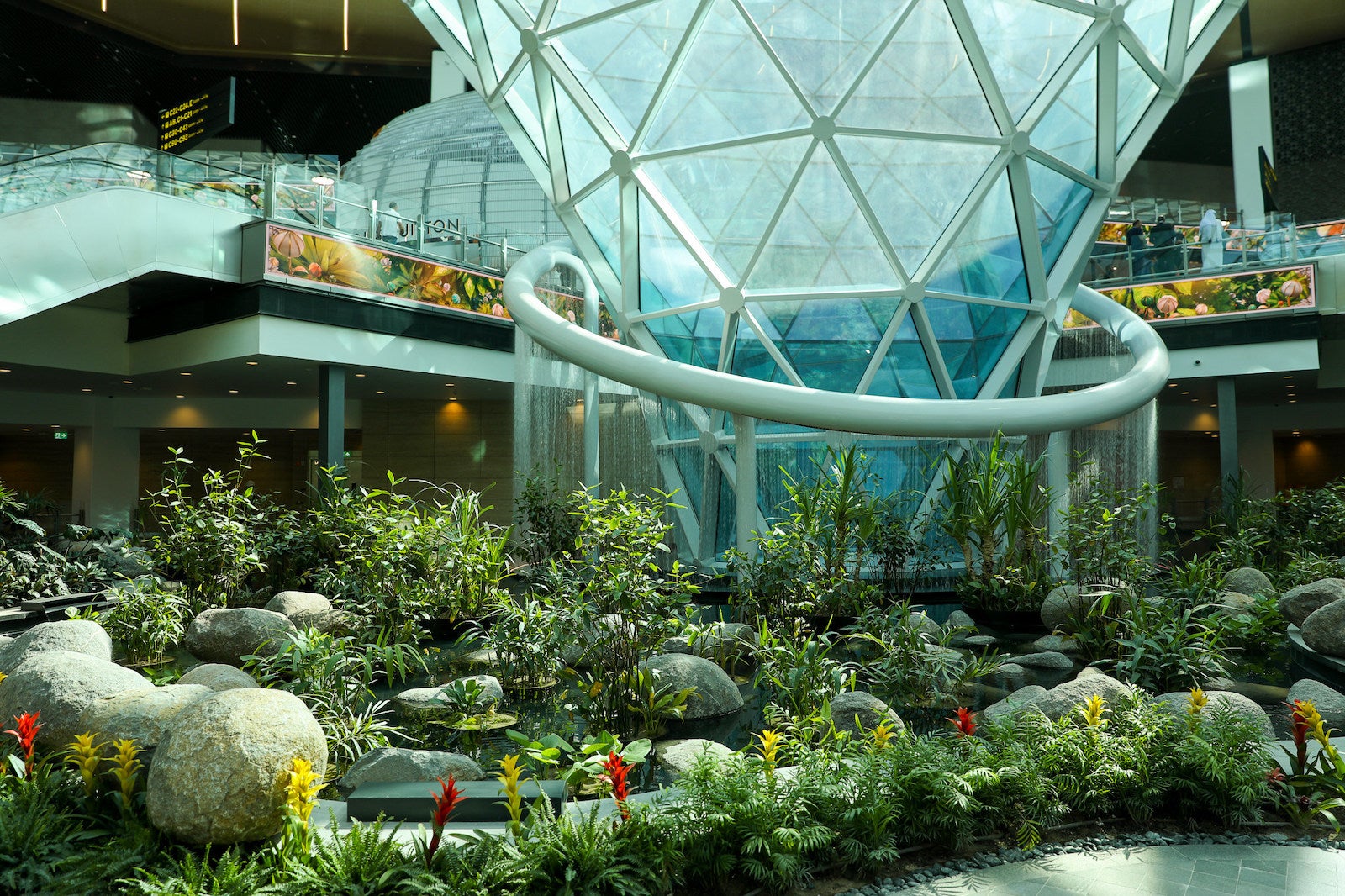 Doha's Hamad Airport unveils massive indoor garden as part of expansion ...