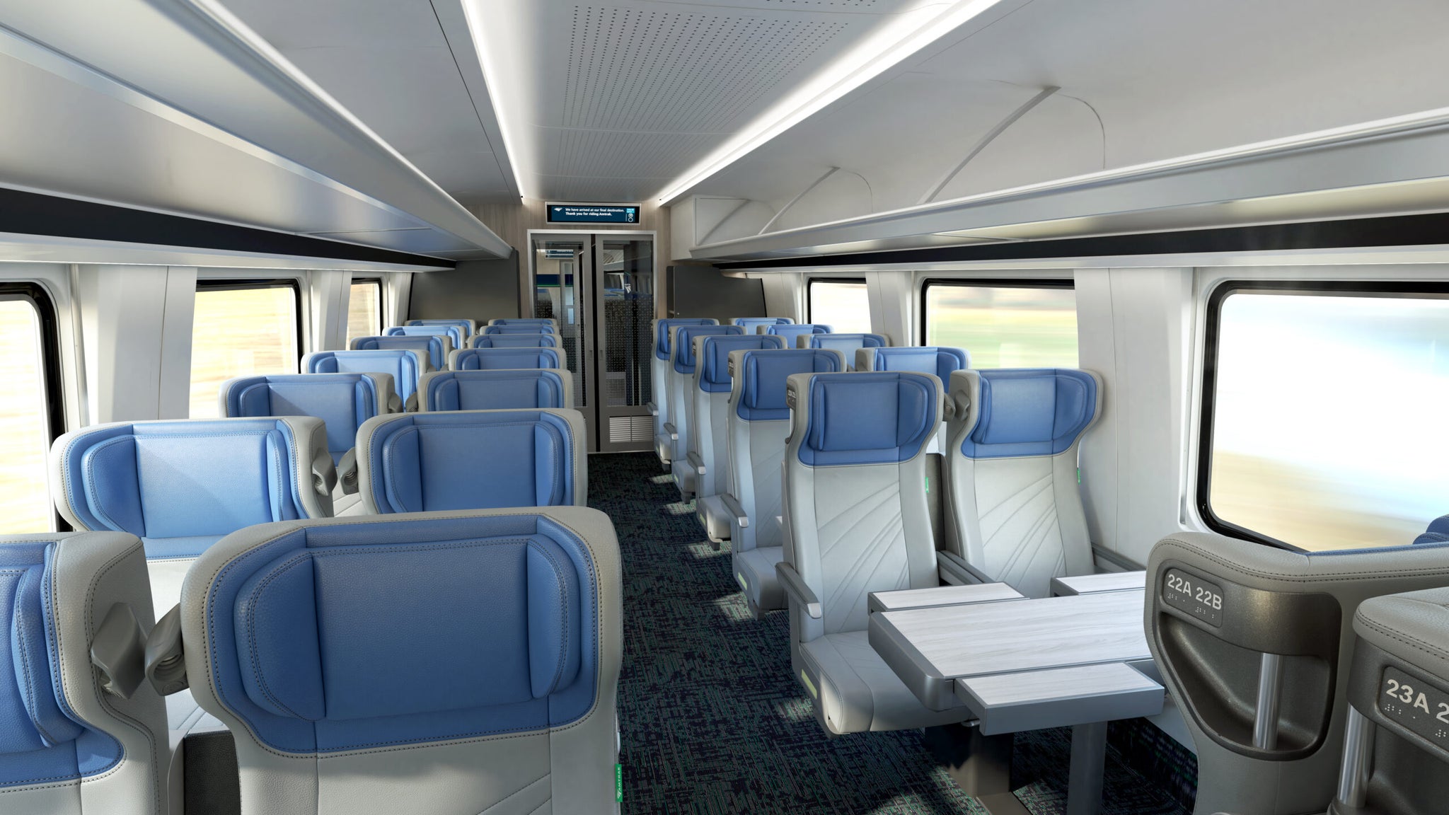 Amtrak unveils new train cars with plenty for customers to love - The ...