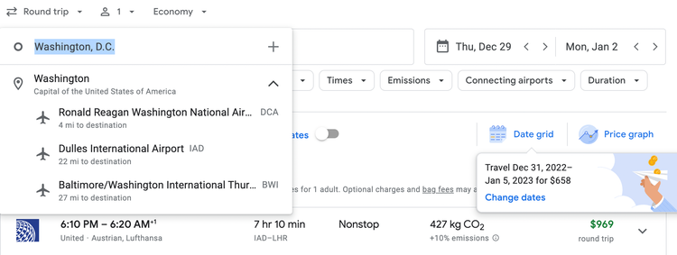 What you need to know about using Google Flights for award flight ...
